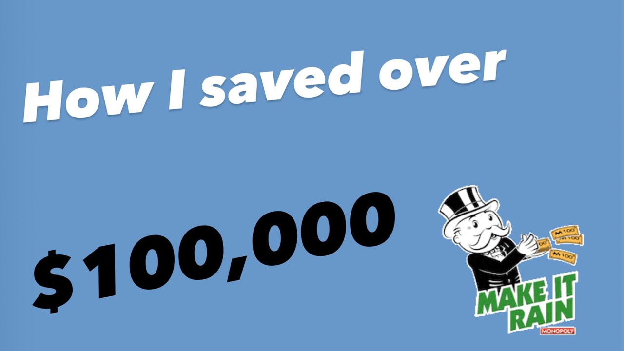 How I saved 100k - YouTube