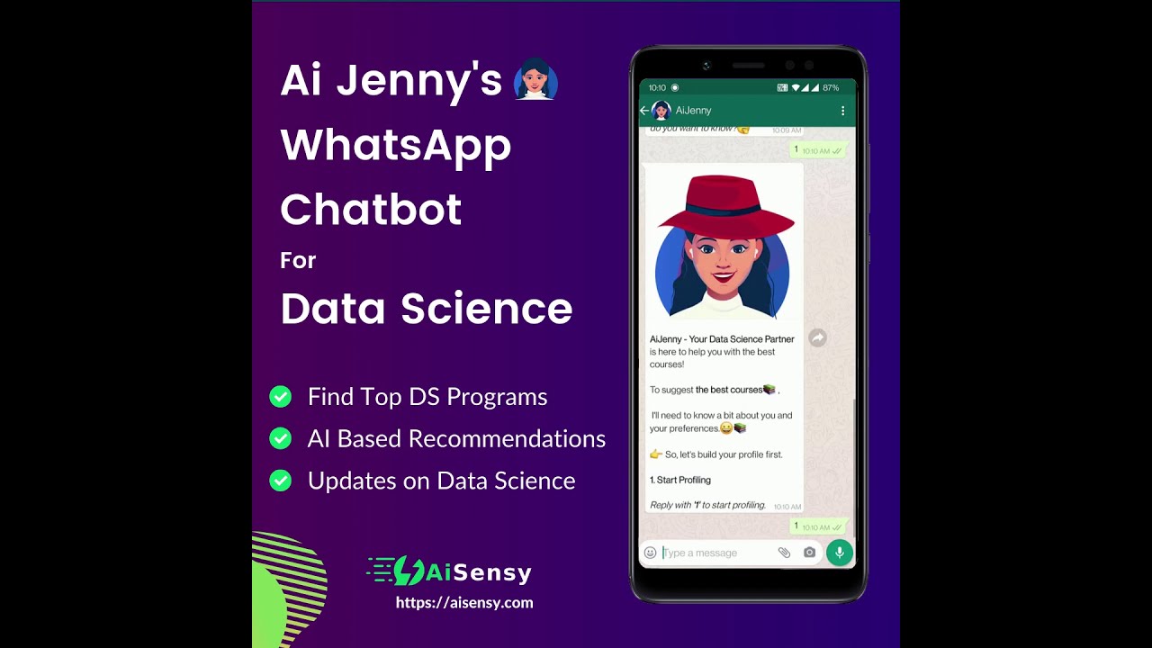Ai Jenny: Best WhatsApp Chatbot For Data Science Courses ...