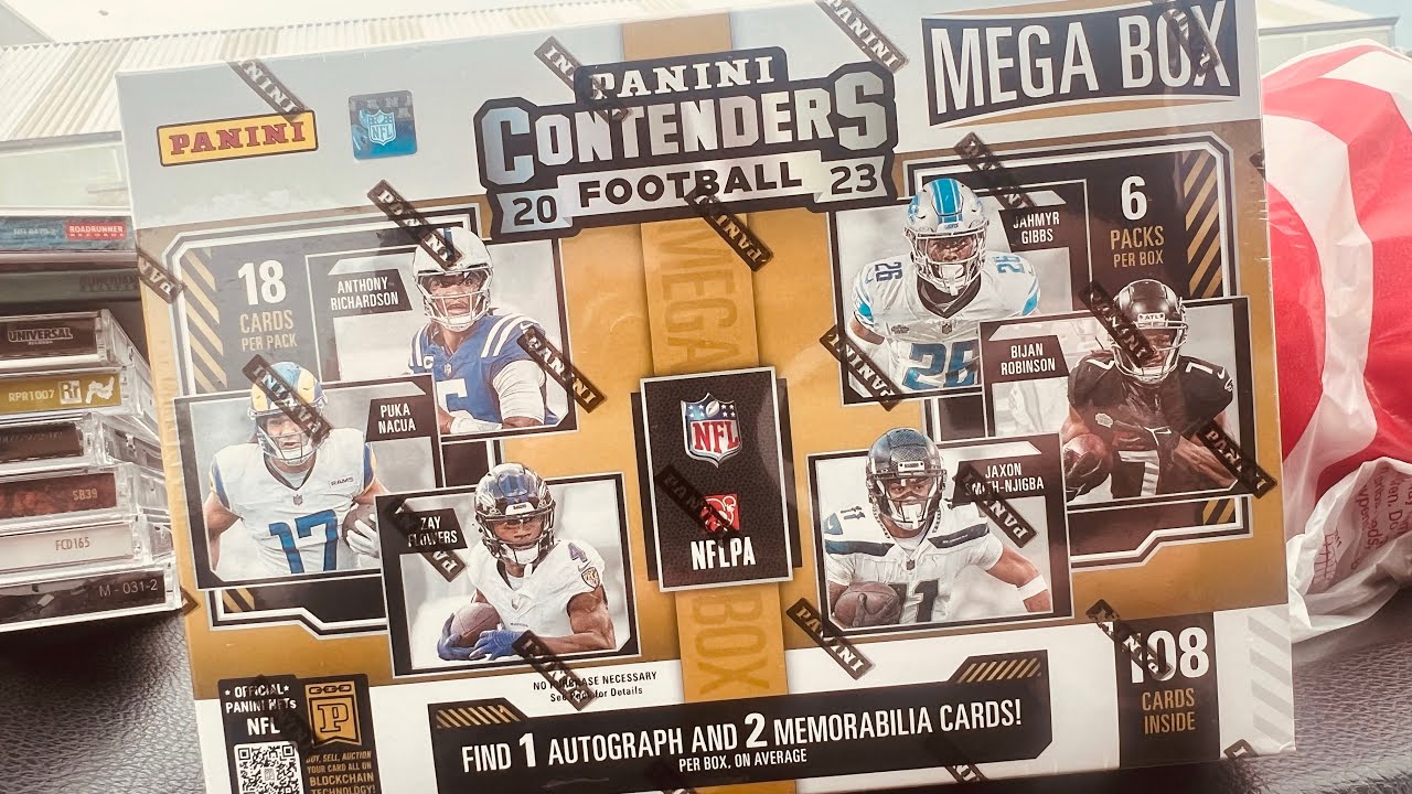 2023 PANINI CONTENDERS NFL FOOTBALL MEGA BOX! TARGET VERSION! FIRST ...