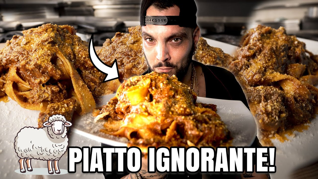 Pappardelle con la PECORA ALLA CALLARA ricetta bomba! - YouTube
