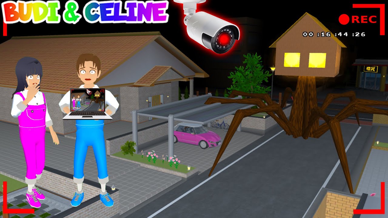 Yuta Mio Panik CCTV Merekam Monster House Head di Depan Rumah Yuta ...