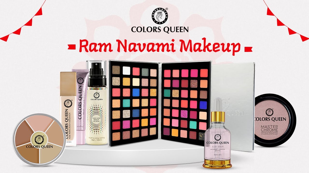 Colors Queen Ram Navami Makeup Tutorial - YouTube