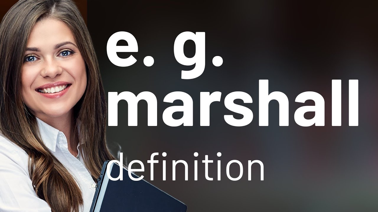E. g. marshall • what is E. G. MARSHALL meaning - YouTube