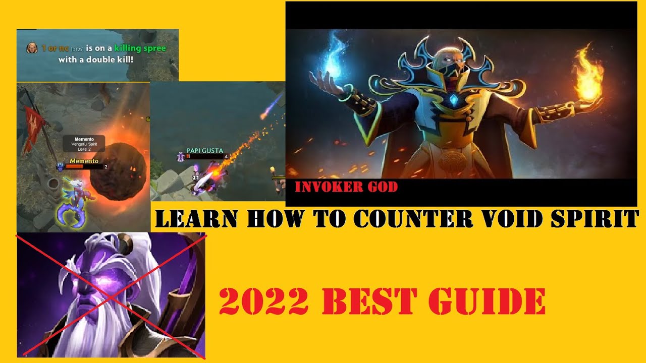 How to counter void spirit mid with invoker - YouTube