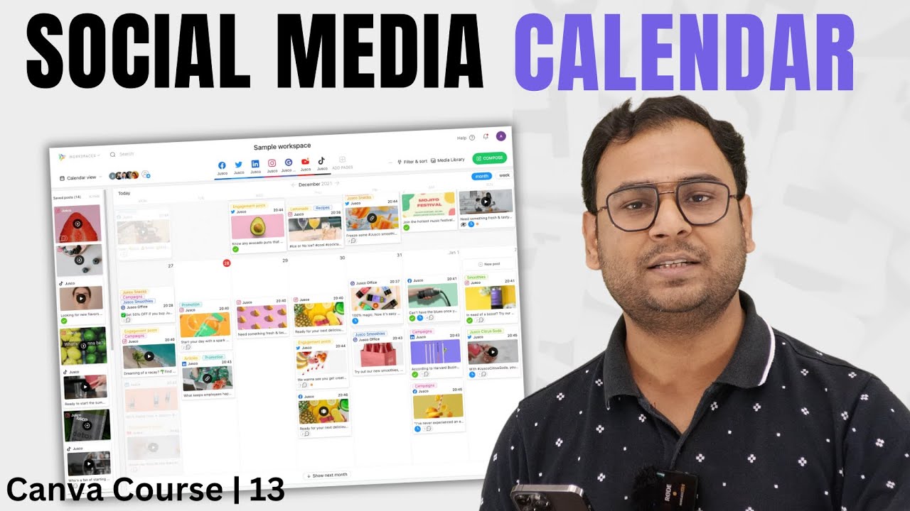 Connect Your Social Media Account with Canva | Canva Course | #13 - YouTube