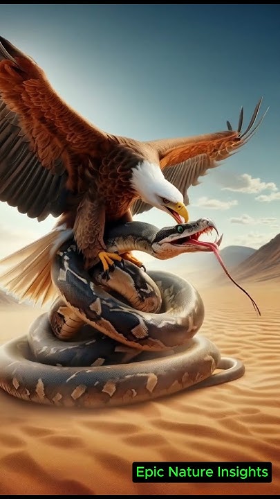 Python vs. Eagle: Desert Showdown! #youtubeshorts - YouTube