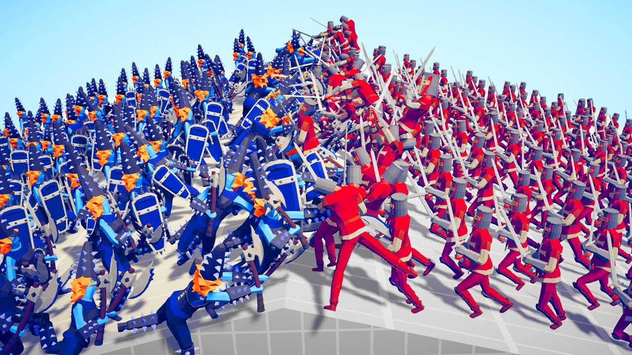 100x MEDIEVAL KING ARMY 👑 vs 👹 100x EVIL ARMY / Totally Accurate Battle ...