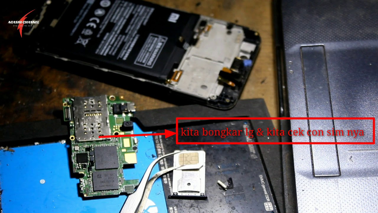 Cara memperbaiki Konektor SIM Xiaomi Redmi 4x - Jangan vonis ic nya ...