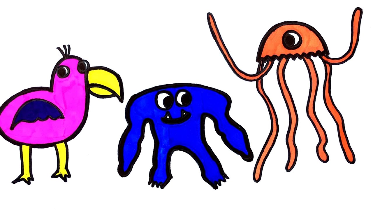 How to draw Ban-ban | Drawing Ban-ban | Draw a Ban ban | Part 2 - YouTube