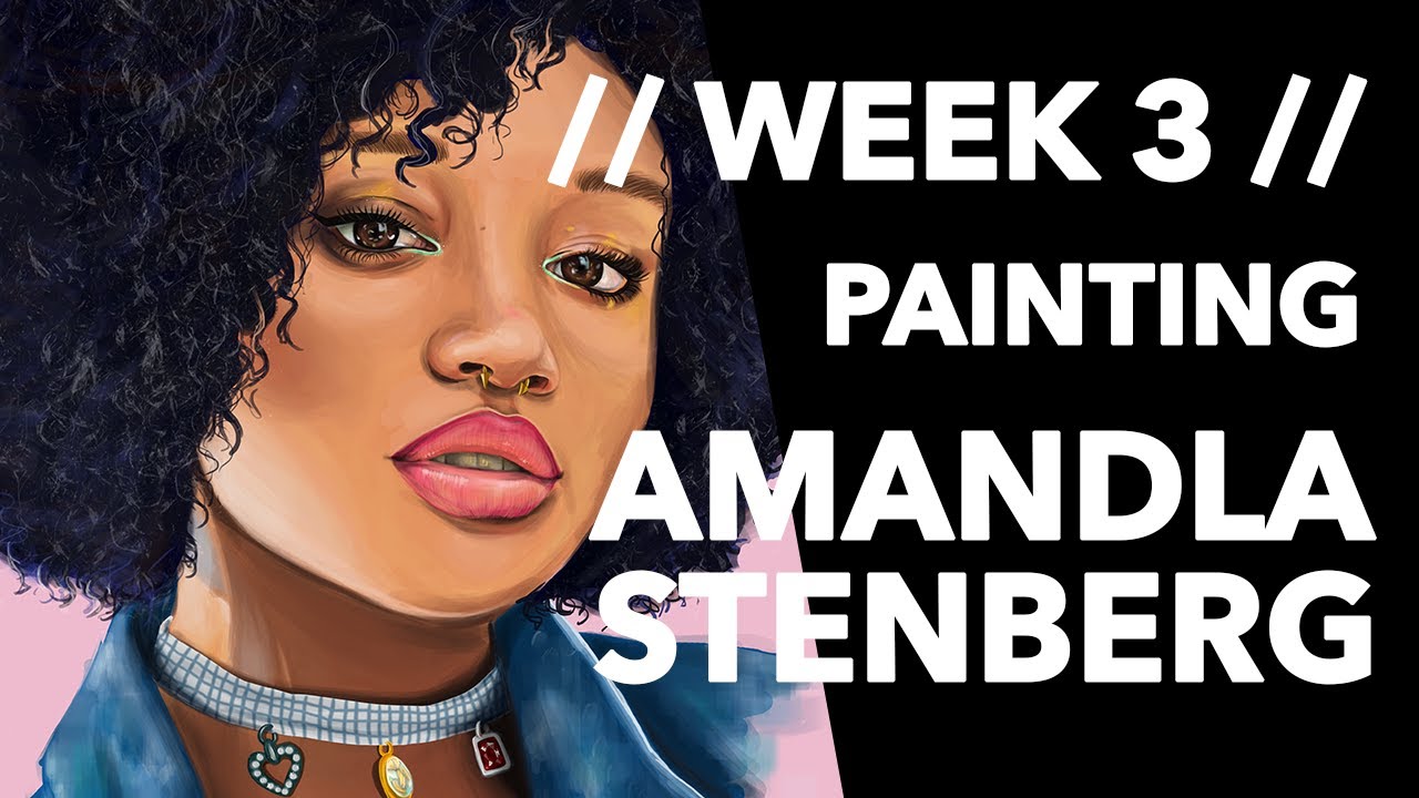 Week 3 // Amandla Stenberg // Digital Painting // Creator of Things ...