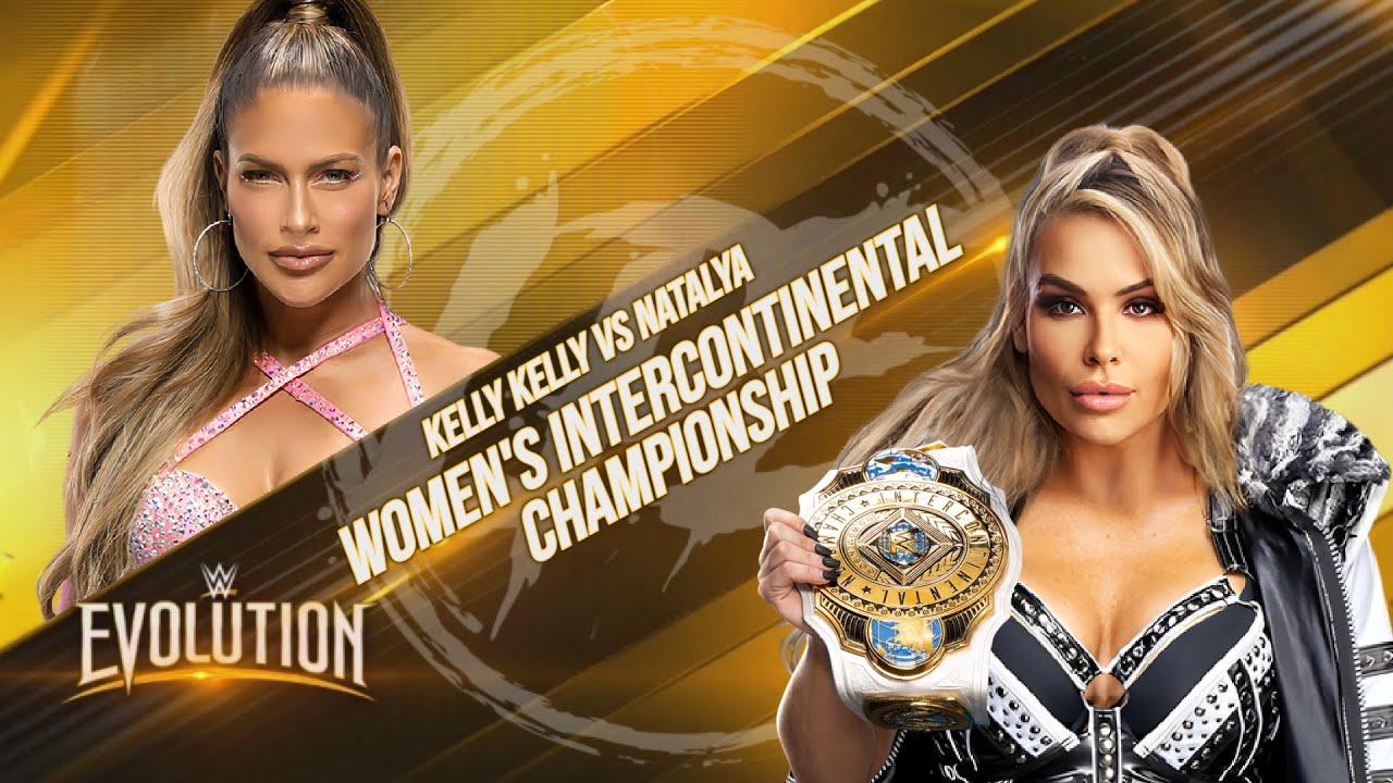 WWE 2K25 - KELLY KELLY VS NATALYA [FOR THE WOMENS INTERCONTINENTAL ...