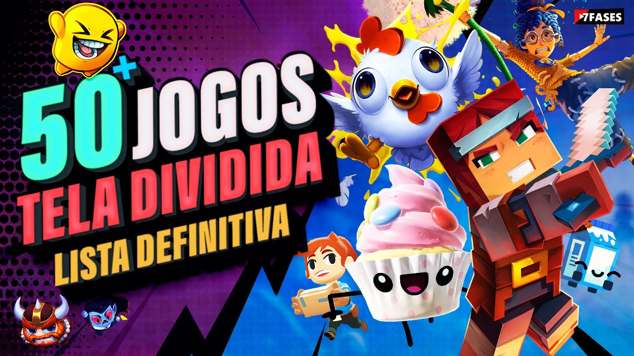 50 Jogos com Tela Dividida pra Jogar com Amigos ou Mozão!🎮 A Lista ...