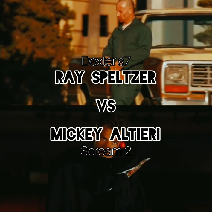 ray speltzer (dexter temporada 7) vs miMickey altieri (scream 2) - YouTube