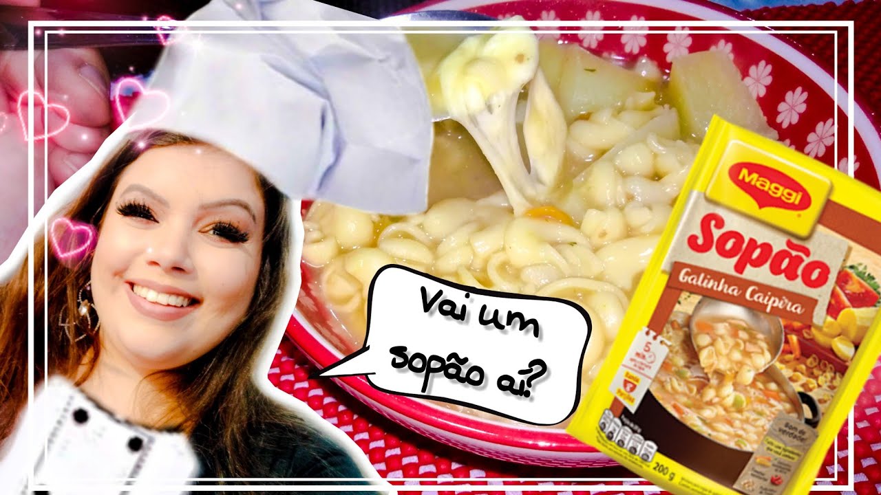 SOPÃO GOSTOSO PRONTO EM SEGUNDOS!!! - YouTube