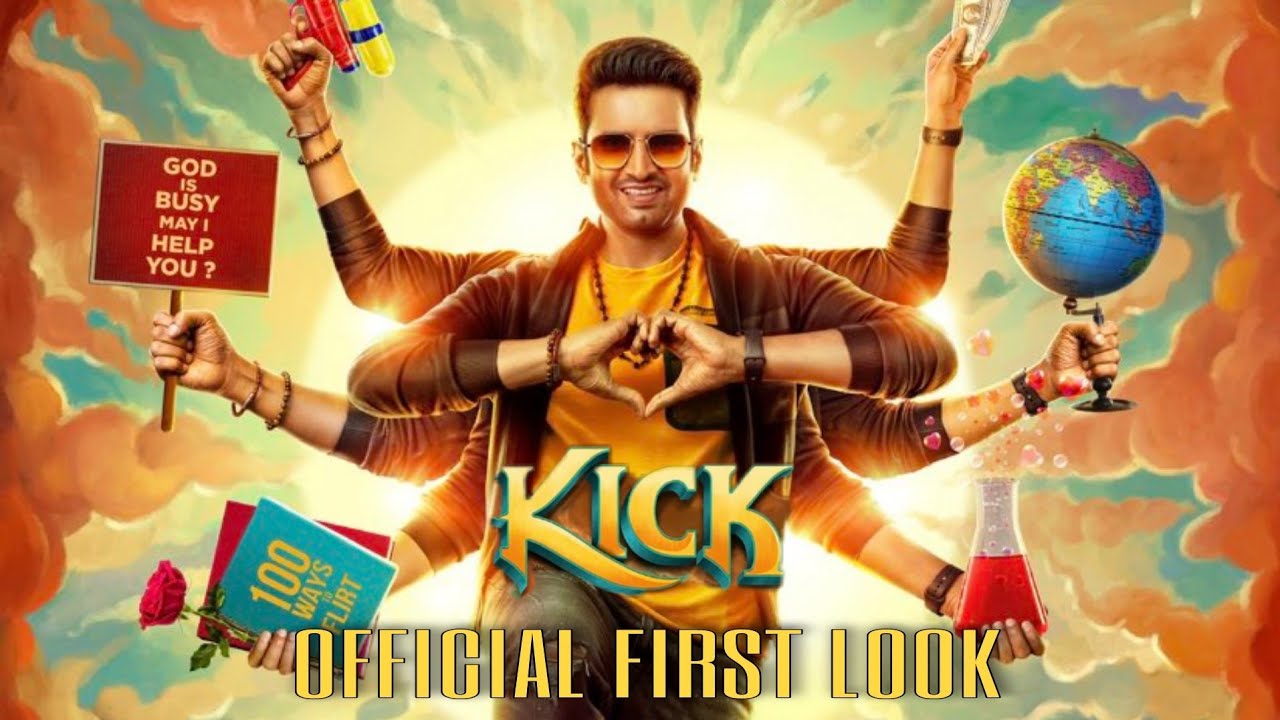 Kick official first look | Santhanam | Prashant Raj | Arjun janya - YouTube