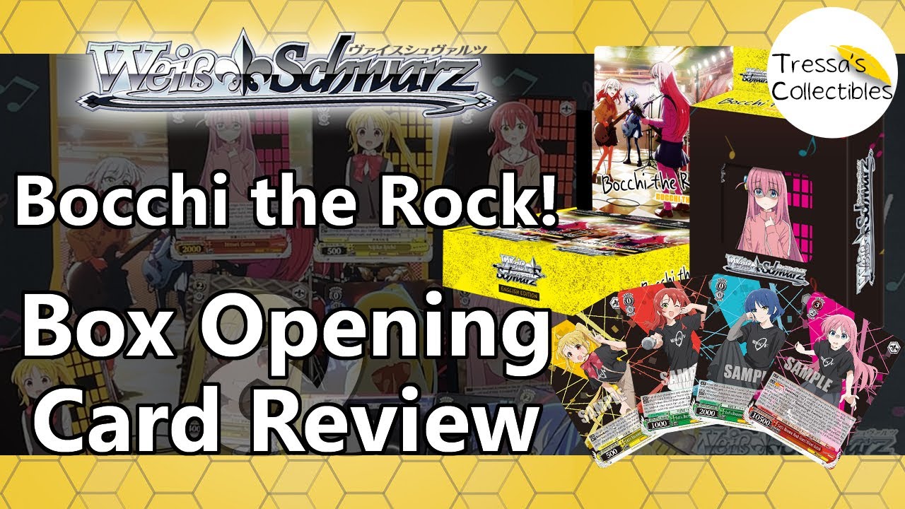 Bocchi the Rock! - Box Opening & Card Review [Weiss Schwarz TCG] - YouTube