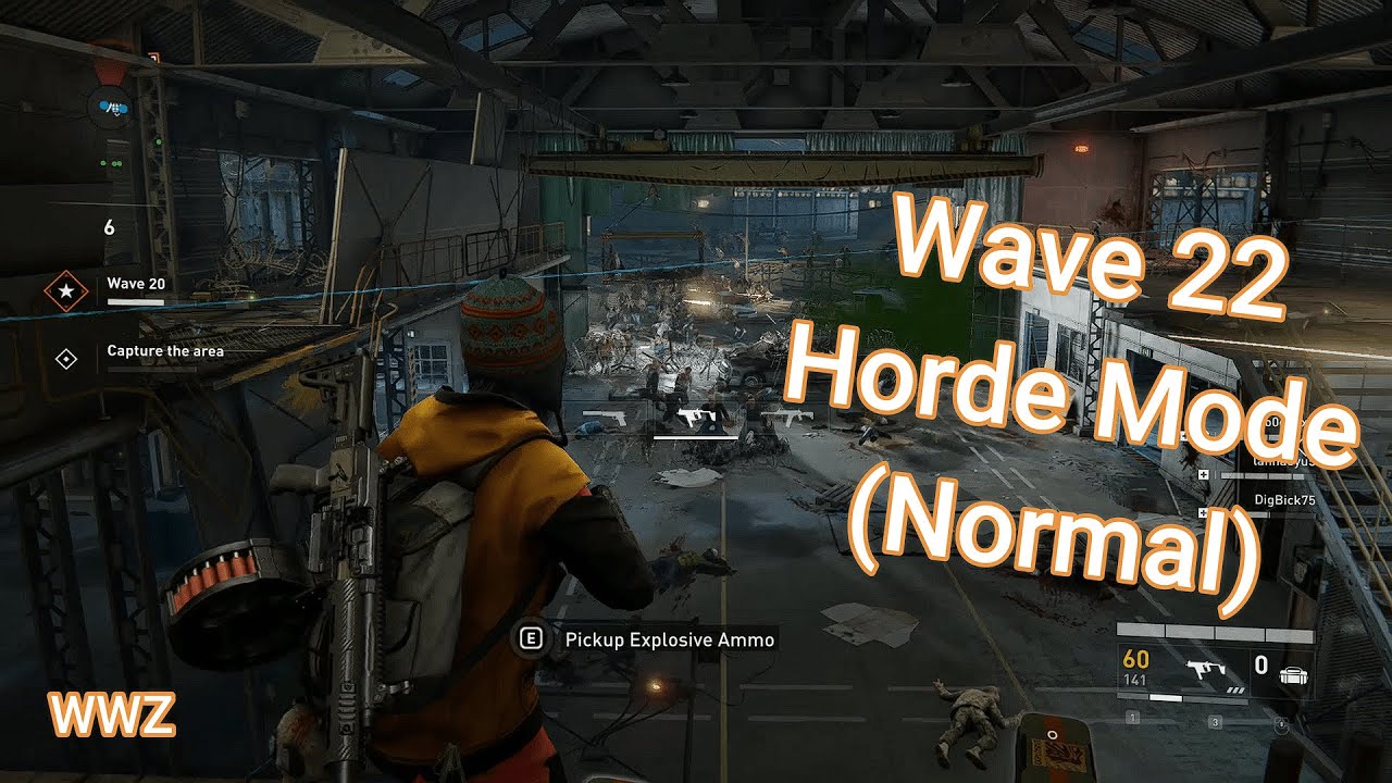 [WWZ] Wave 22 Fixer with random player Horde Mode (Normal) - YouTube