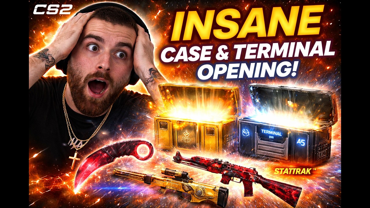 HUGE CS2 CASE & TERMINAL OPENING (RAW UNEDITED) - YouTube
