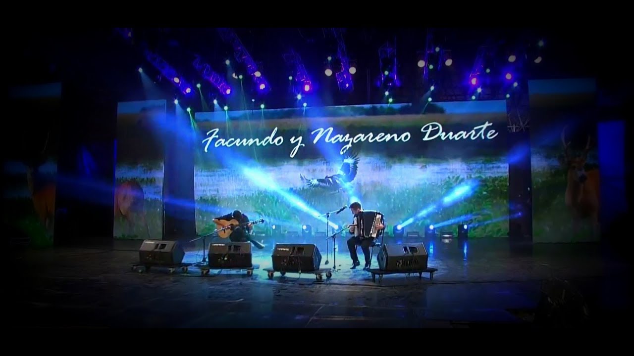 Facundo y Nazareno Duarte - Fiesta Nacional del Chamame 2018 - YouTube