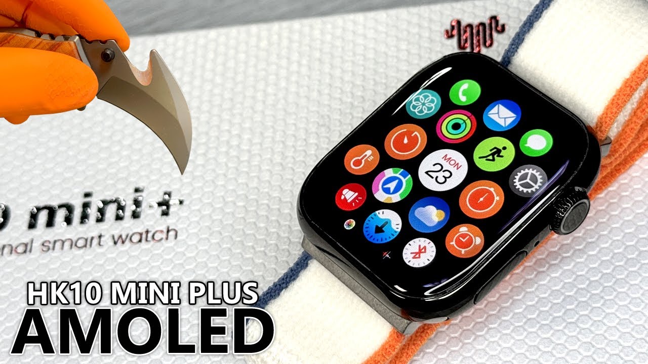 HK10 Mini Plus Unboxing & Full Review Best Sport SmartWatch (Amoled/1GB ...