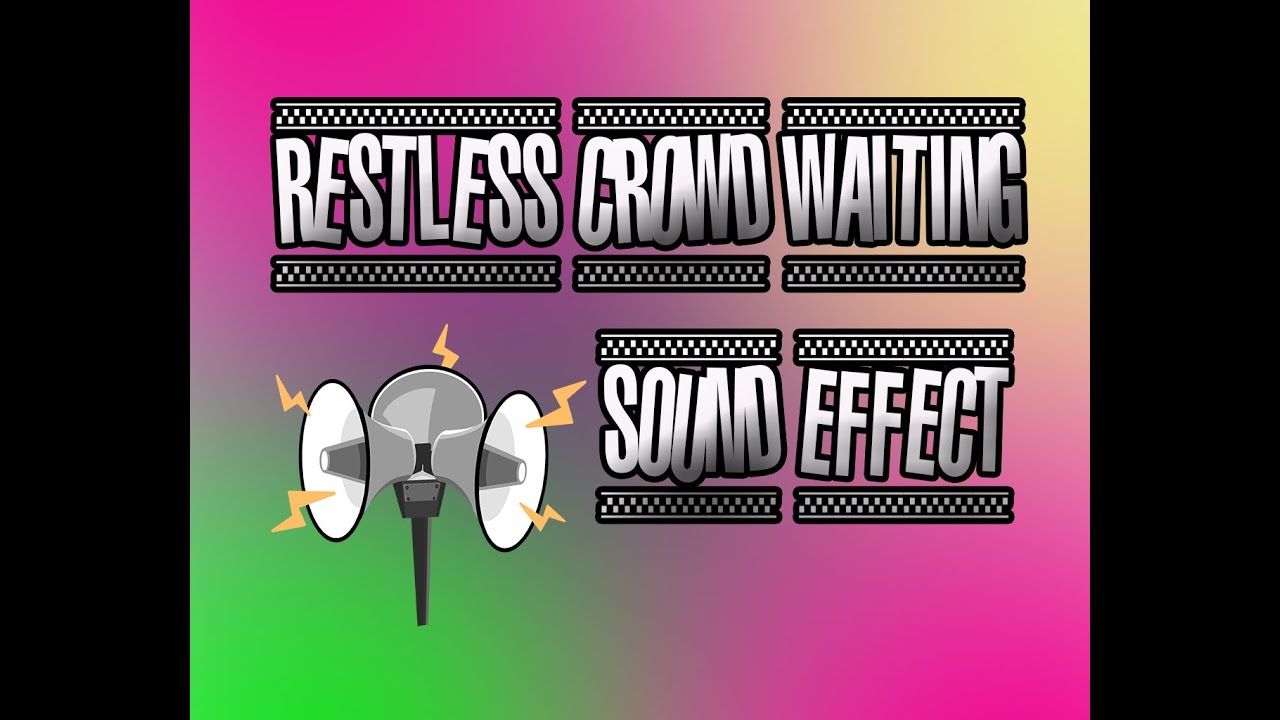 RESTLESS CROWD WAITING SOUND EFFECT I NOISY CROWD I PEOPLE TALKING I FREE DOWNLOAD - YouTube