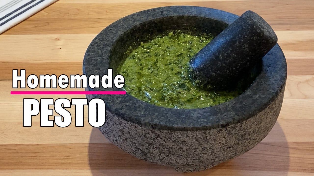 Homemade Pesto Recipe - How to Make Pesto at Home - YouTube