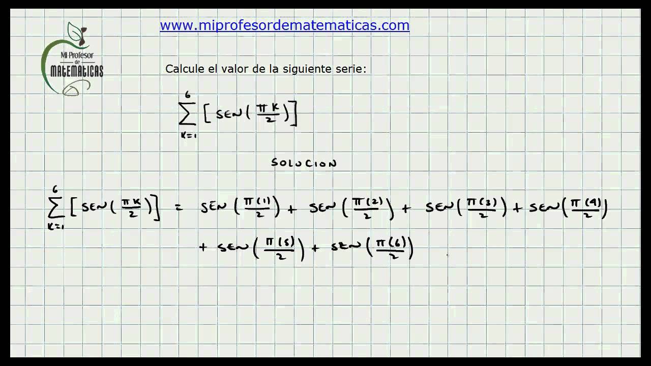 Serie Infinita Calculo Integral - swideoa