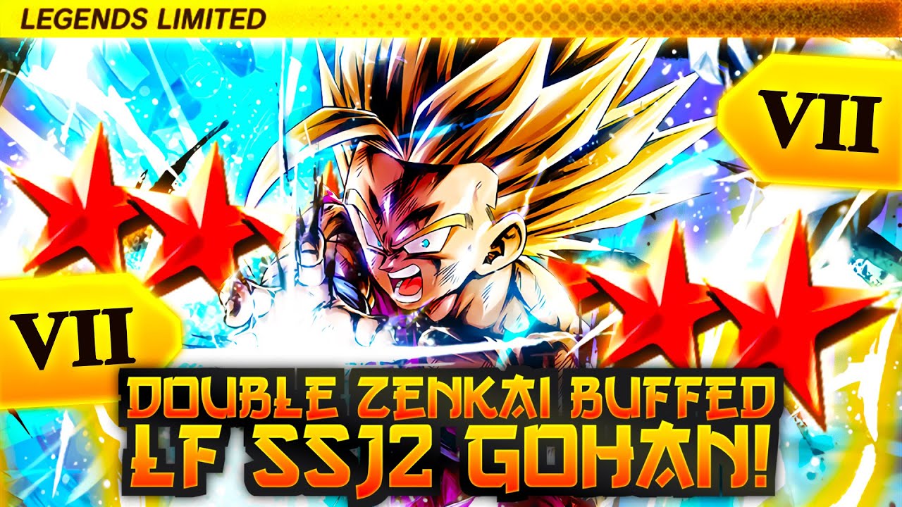 HE'S INVINCIBLE! ABSURD POWER! DOUBLE Zenkai Buffing Z7 LF SSJ2 Gohan ...
