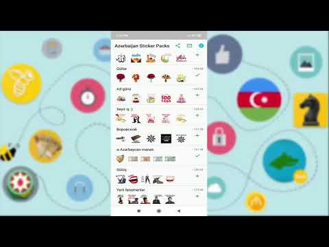 WhatsApp üçün Azərbaycan Stikerləri