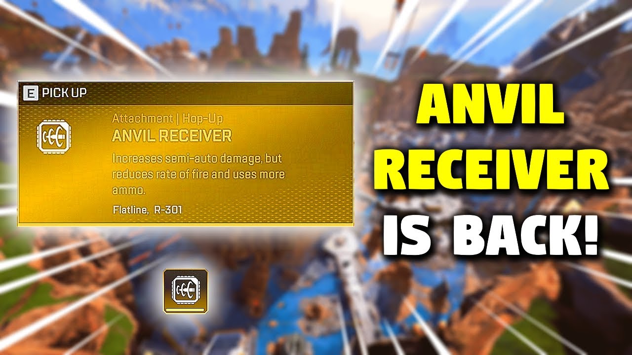 The ANVIL RECEIVER Is BACK In Apex Legends! | ANVIL RECEIVER Damage ...
