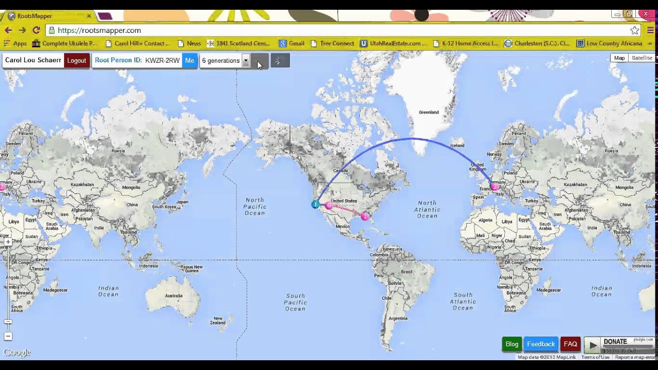 How do I use RootsMapper? | Free Genealogy HELP - YouTube