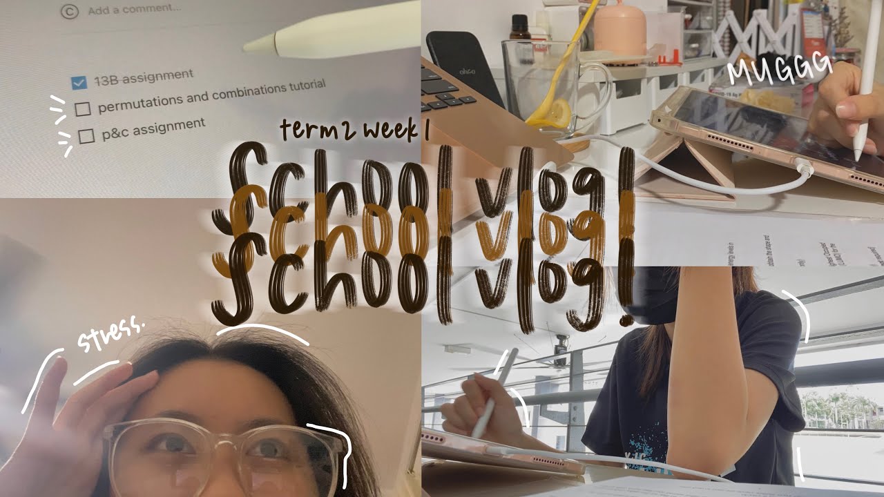 new term new me: jc school vlog | study vlogs & failed badminton 🏸😵‍💫👍 - YouTube