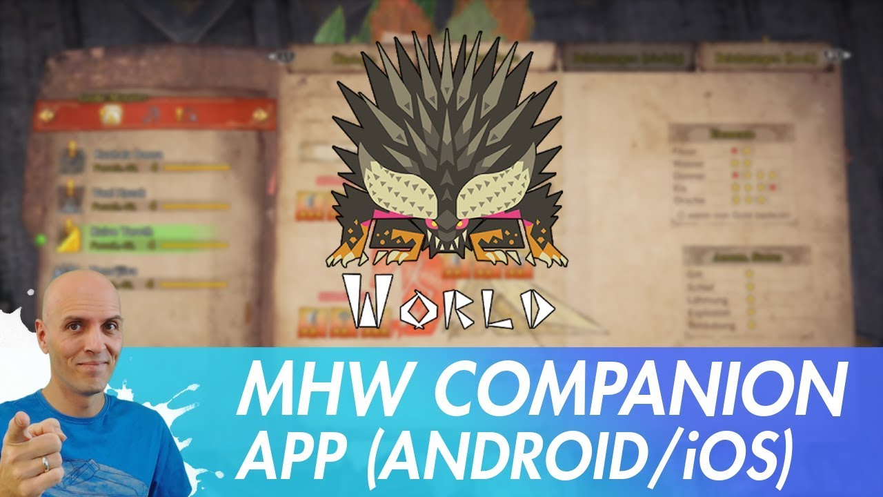 MONSTER HUNTER WORLD Companion App / Android & iOS - YouTube