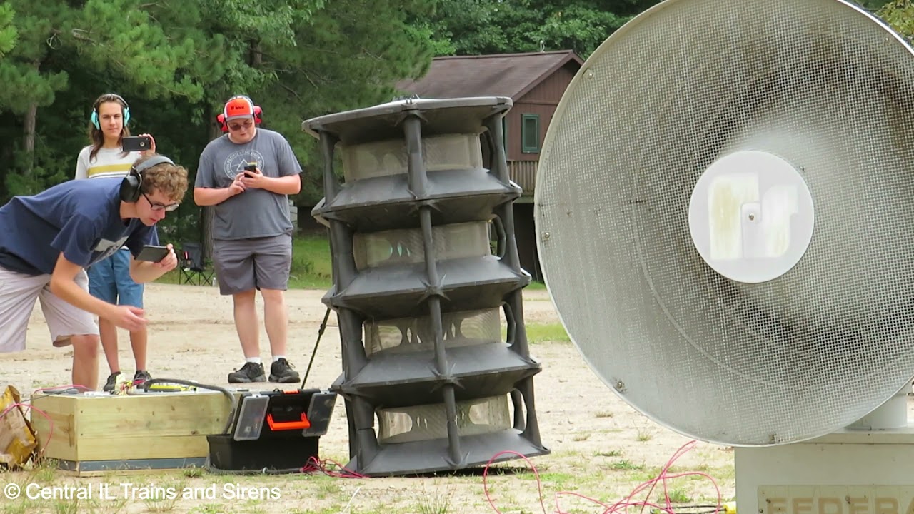 Whelen WPS-2804 Tornado Siren Test | All Signals | Sirencon 2021 - YouTube