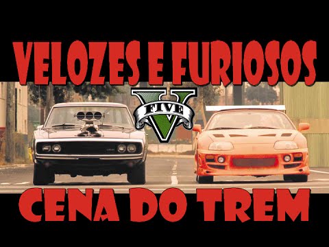 Velozes e Furiosos no GTA 5!! Cena do trem! Fast And Furious on the GTA ...