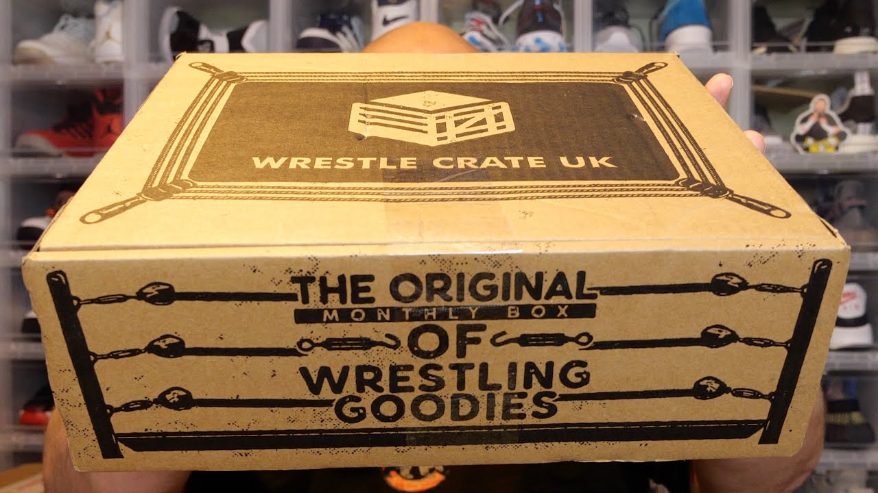 Opening the WRESTLE CRATE UK Mystery Box the day after Wrestlemania ...