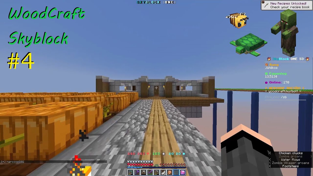 WoodCraft Skyblock 4. rész - YouTube