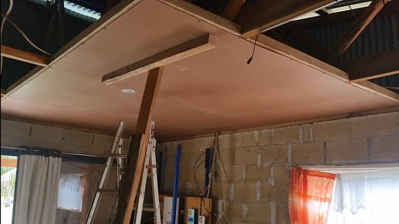 Putting the ceiling in and making a jig so it's easier... - YouTube