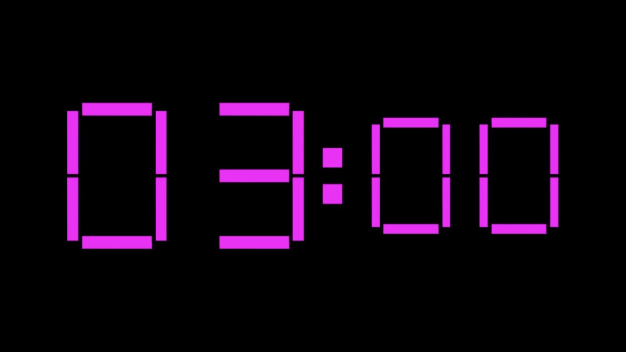3 minute timer | 3 Minute Countdown - YouTube
