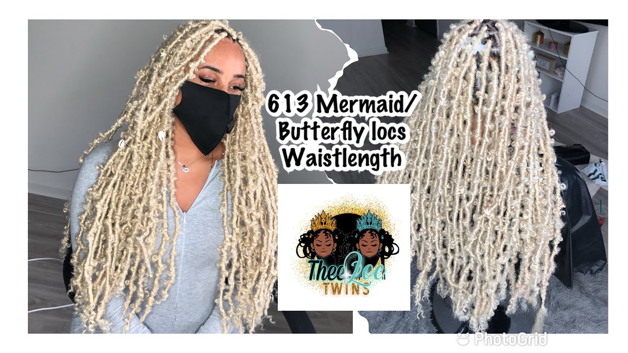 How to Butterfly Locs 613 Waistlength Freetress Waterwave| Thee Loc ...