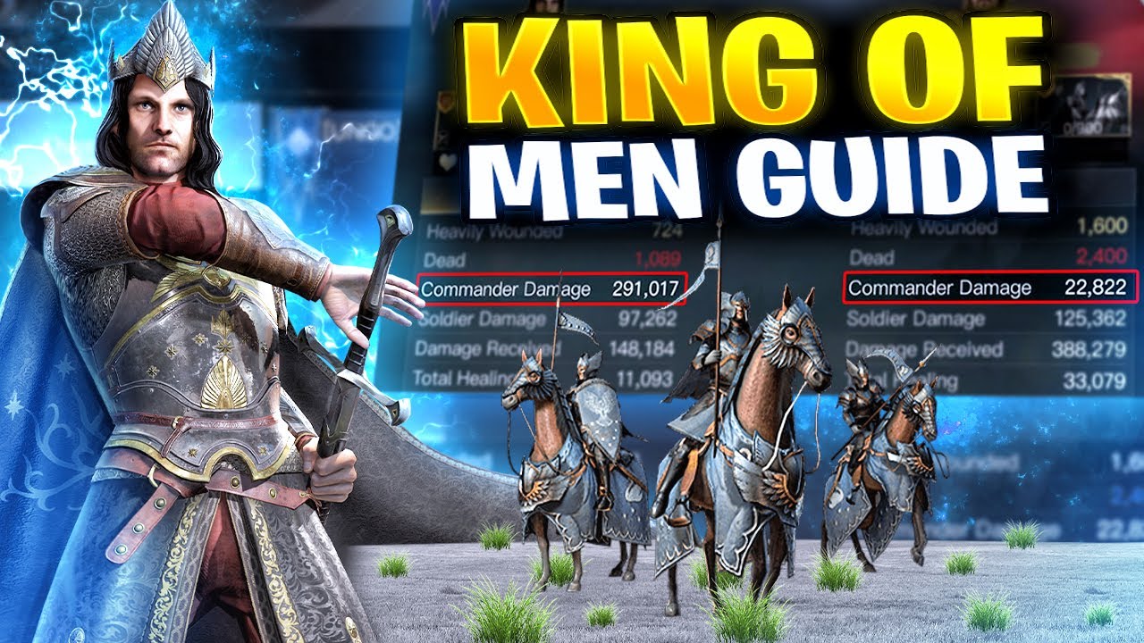Aragorn King of Men Guide - Updated | LOTR: Rise to War - YouTube