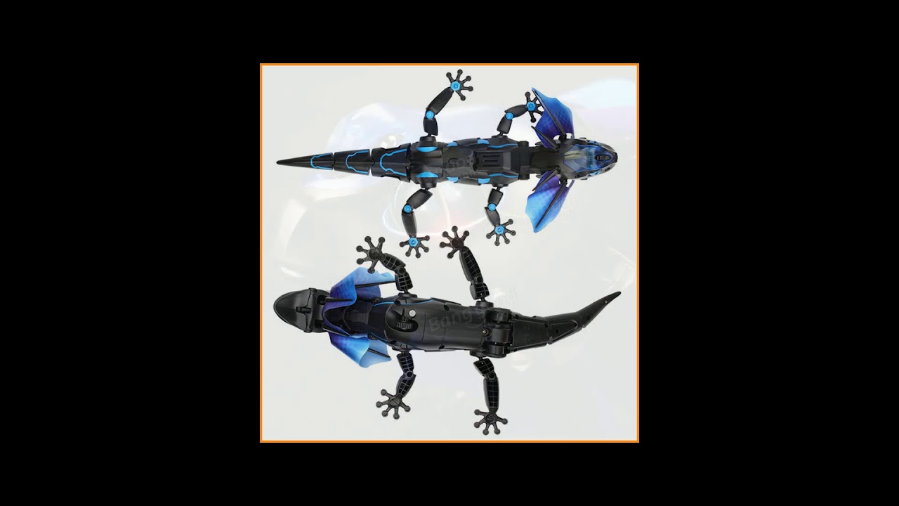 Infrared Remote Control Toy Lizard Induction RC Simulation Crawl Robot ...