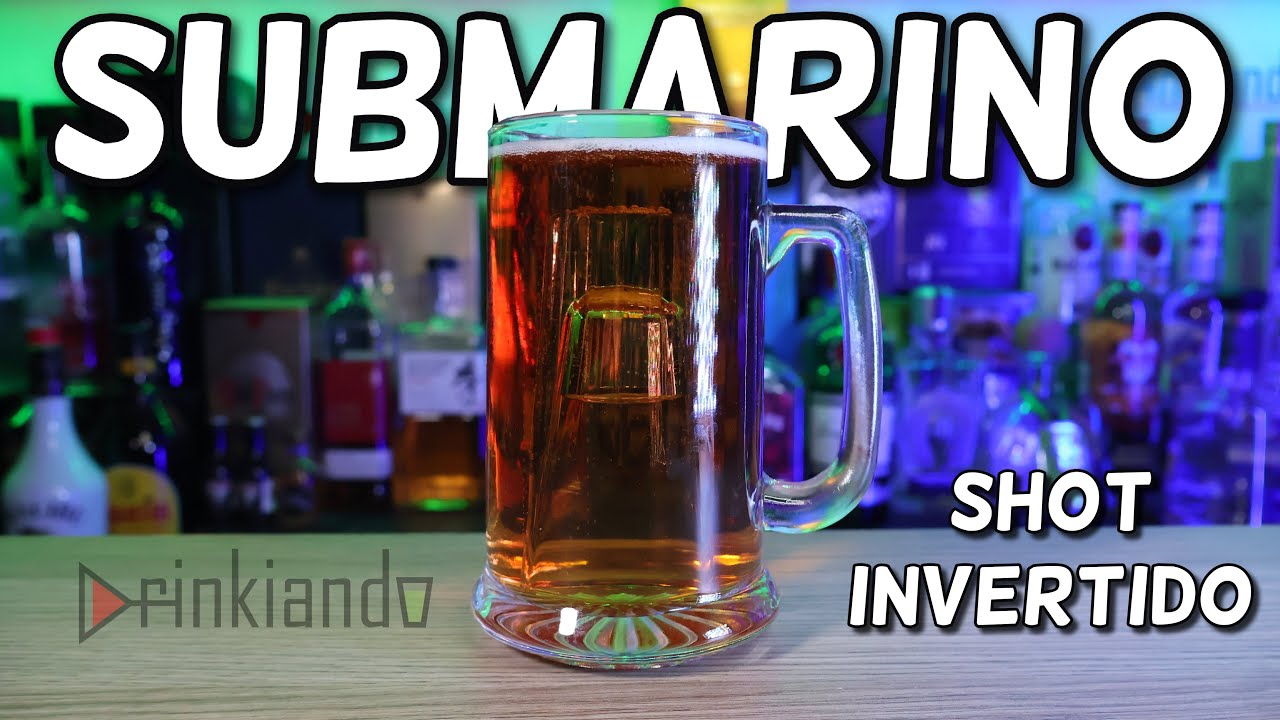 ¿Cómo preparar el Coctel SUBMARINO? 🍺🥃 Con Técnica del SHOT Invertido 🔃 ...