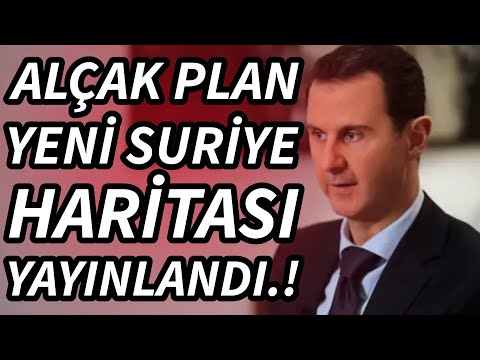Yeni 'Suriye' haritası 3 ülkenin planı