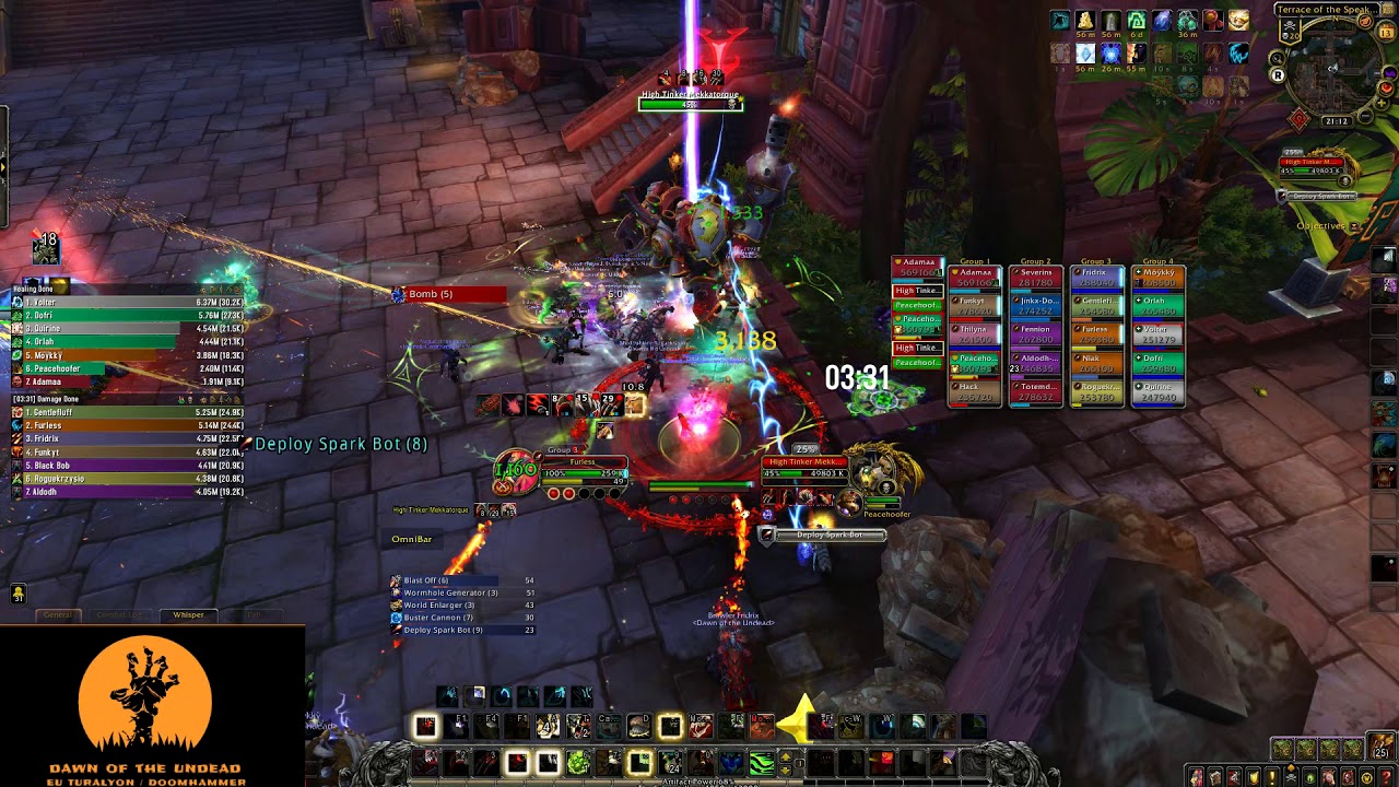 Dawn of the Undead Vs. High Tinker Mekkatorque - Mythic - YouTube