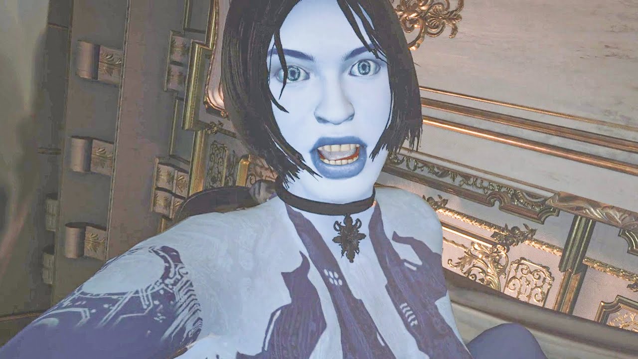 Lady Dimitrescu Mod Cortana Halo Resident Evil 8 Village - YouTube