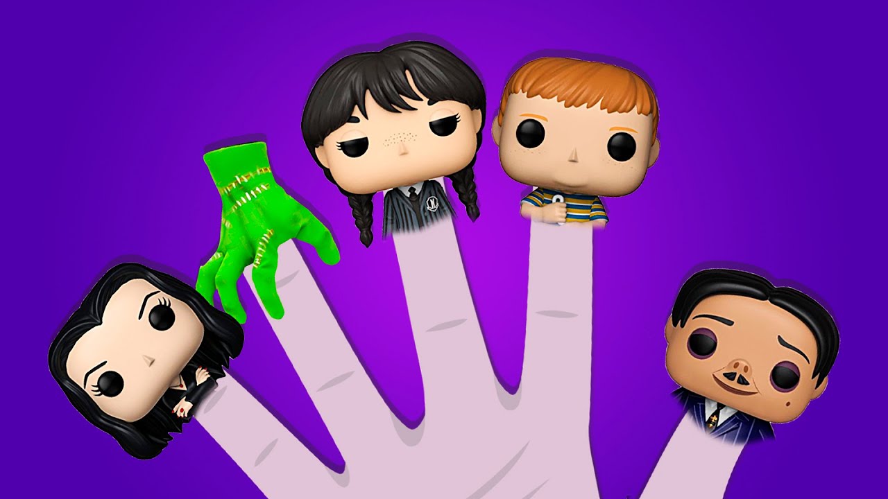 Wednesday & Finger family | Halloween Kids Songs And Nursery Rhymes ...