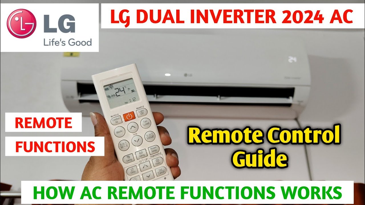 LG AC Remote Control Guide | Lg Ac Remote Control Guide 2024 | Lg Ac ...