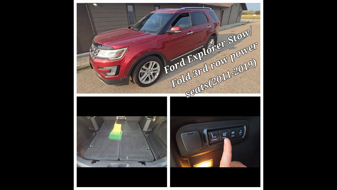 EASY & QUICK 3rd row stow/fold power seats on Ford Explorer (2011-2019 ...