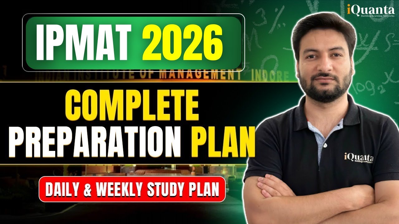 IPMAT 2026 Preparation Strategy | How to prepare for IPMAT 2026? - YouTube